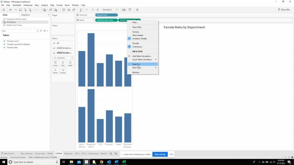 How to build a Custom Lollipop Chart in Tableau | USEReady