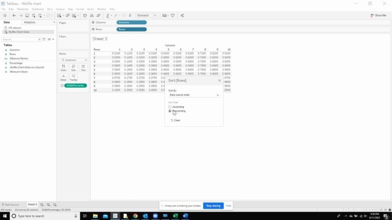 How to build a Custom Waffle Chart in Tableau | USEReady