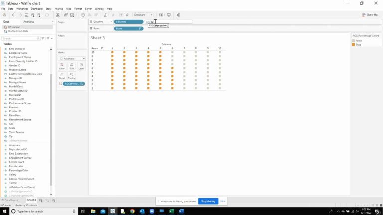 How To Build A Custom Waffle Chart In Tableau Useready