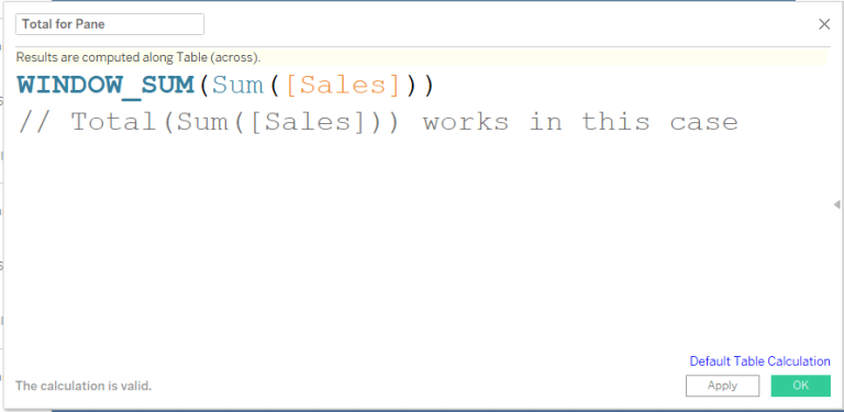 How To Add Pane Totals In Tableau Visualizations In 5 Different Ways